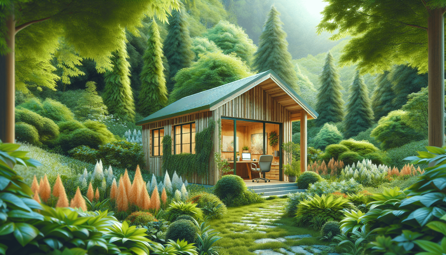 Finding Solace in an Insulated Office Shed | home-remodel-ideas.com